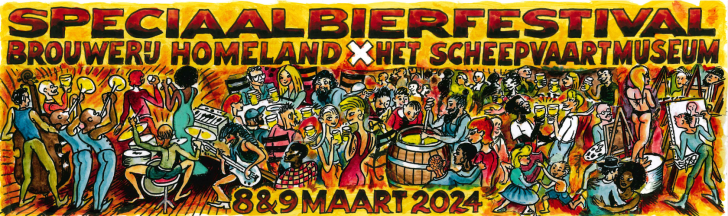 Speciaalbierfestival Brouwerij Homeland X Scheepvaartmuseum | biernet.nl