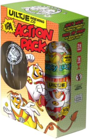 Uiltje IPA Action Pack met bierglas | Bierpakket | biernet.nl