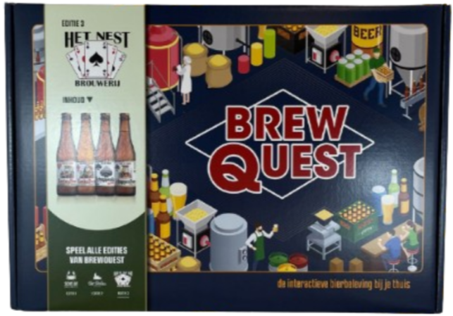 BrewQuest bierpakket: Het Nest | Ontdek de brouwerij thuis | biernet.nl