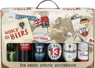 World of Beers Cadeauverpakking | Bierpakket internationaal | biernet.nl