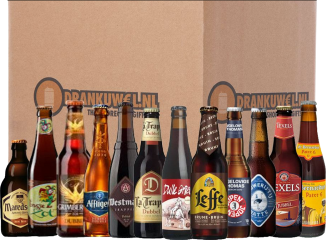 Bierpakket met 12 Bruine bieren | Kies zelf bier | biernet.nl
