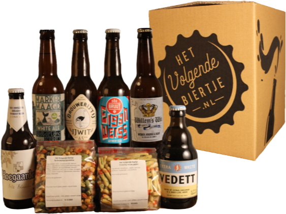 Bierpakket Witbier en borrelmixen | Witbieren en snacks | biernet.nl