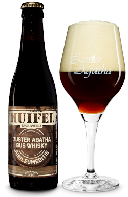 Muifel Jubileum bier in samenwerking met Bus Whisky | biernet.nl