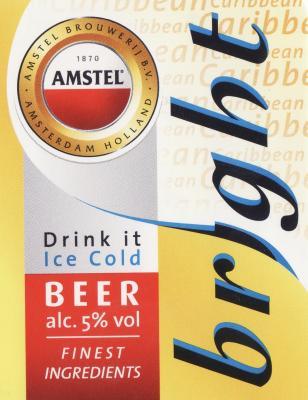 Amstel Bright - Carribean beer | biernet.nl