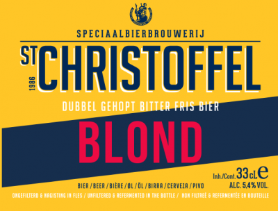St. Christoffel Blond | Speciaalbierbrouwerij in Breda | biernet.nl