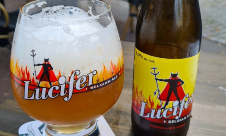 Lucifer | Zwaar Blond Bier uit Mechelen | biernet.nl