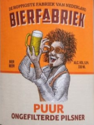 Puur | Ongefilterd pils van De Bierfabriek | biernet.nl
