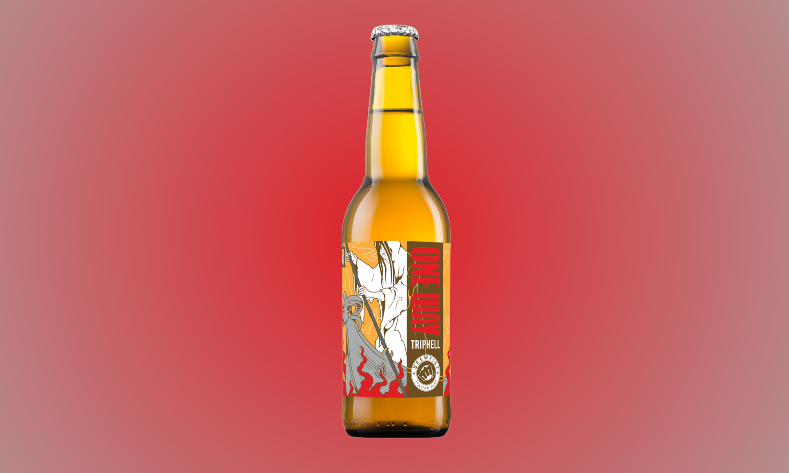 One Way Triphell | Tripel van Brewfist uit Italië | biernet.nl
