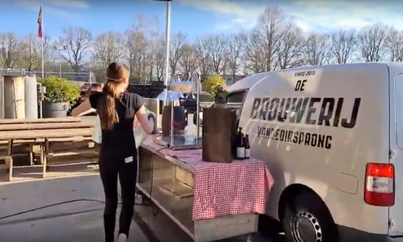 Bier Drive Through bij brouwerij VandeOirsprong | biernet.nl