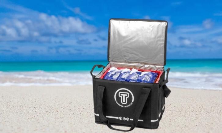 Koeltas Bierkrat Cheers - Altijd koud bier met deze tas | biernet.nl