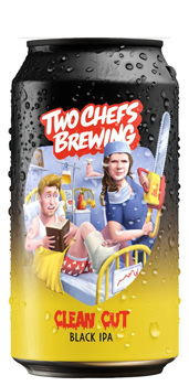 Clean Cut | Black IPA bier van Two Chefs Brewing | biernet.nl